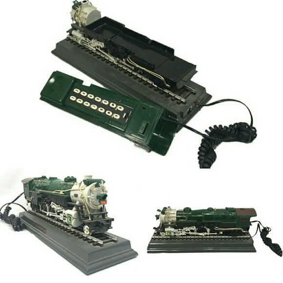 Vintage | Accents | Old School Phone Locomotive Phone Train Phone ...